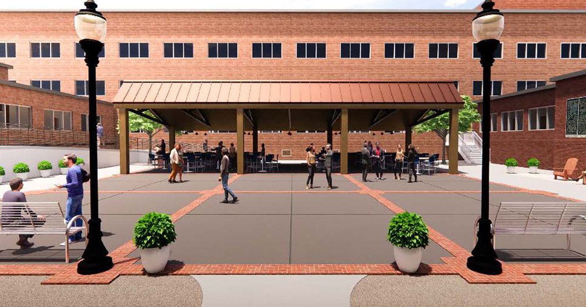 William C. Foster Memorial Courtyard | Outdoor Event Venues | St. Bonavenue