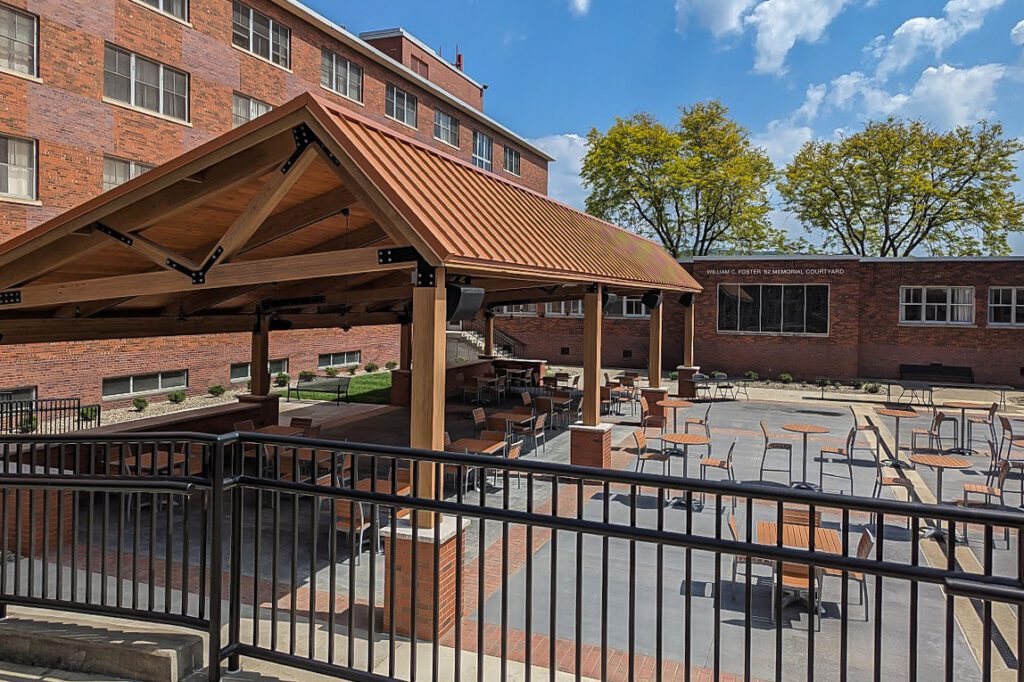 William C. Foster Memorial Courtyard | Outdoor Event Venues | St. Bonavenue